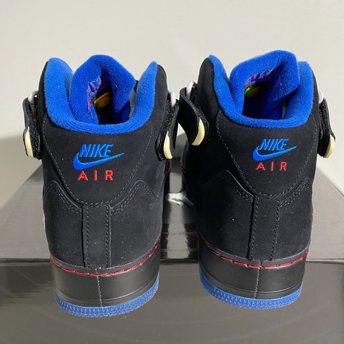 Size 12.5 - Air Jordan Fusion 5 Black Blue Ribbon Varsity Red 318608 ...