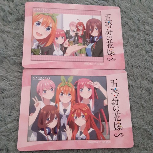 Quintessential Quintuplets Trading Cheki Card Set - Karaoke ...