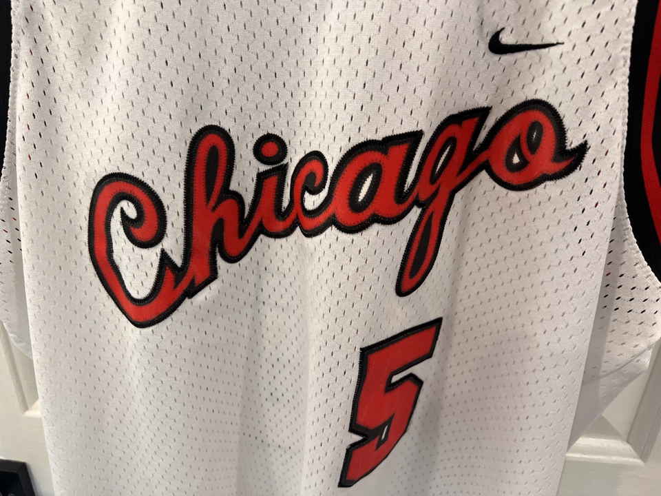 Jalen Rose Chicago Bulls Nike Retro NBA Jersey Size Large | eBay