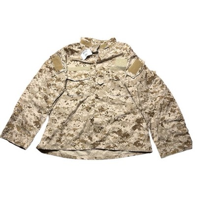 New US Navy NWU Type II AOR1 Desert Uniform Shirt Blouse Large Regular ...