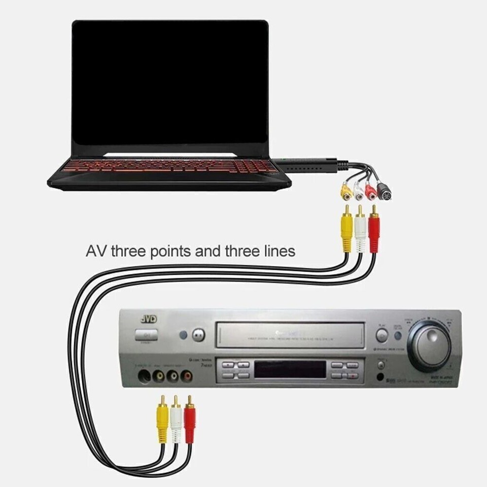 Transfer Video Recordings from VCR TV to Computer with USB Capture Card ...