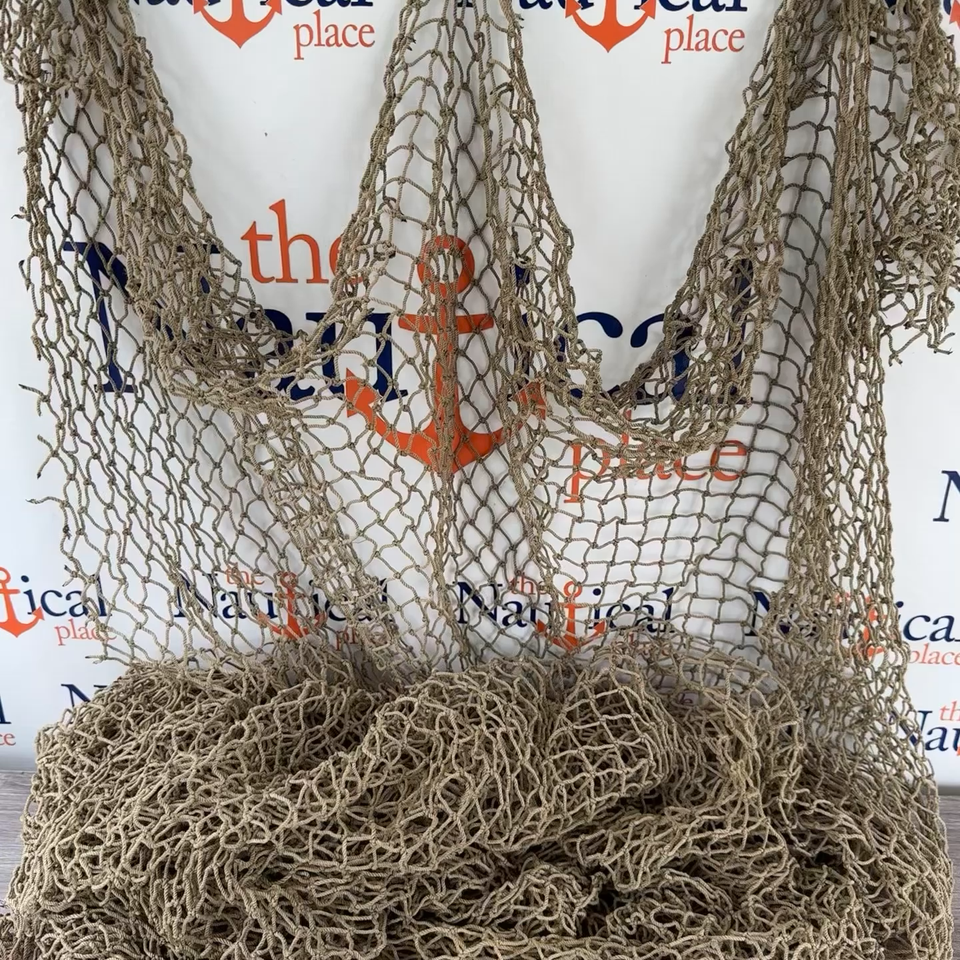 Authentic Fishing Net, Old Vintage Netting, Decorative Used Fish Net ...