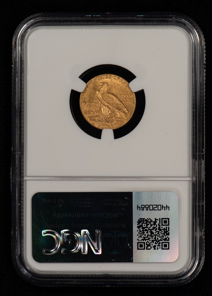 1927 G$2.50 Indian Head Gold Quarter Eagle - Frosty - NGC MS 62 - SKU ...