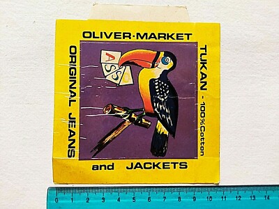Adhesive Oliver Market Tukan Jeans Years 80 80s Old Sticker Original ...