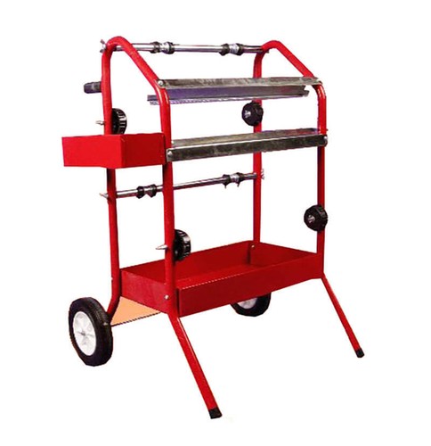 NEW! MOBILE SPRAYPAINTERS MASKING TROLLEY FOR UP TO 2 MASKING PAPER ...