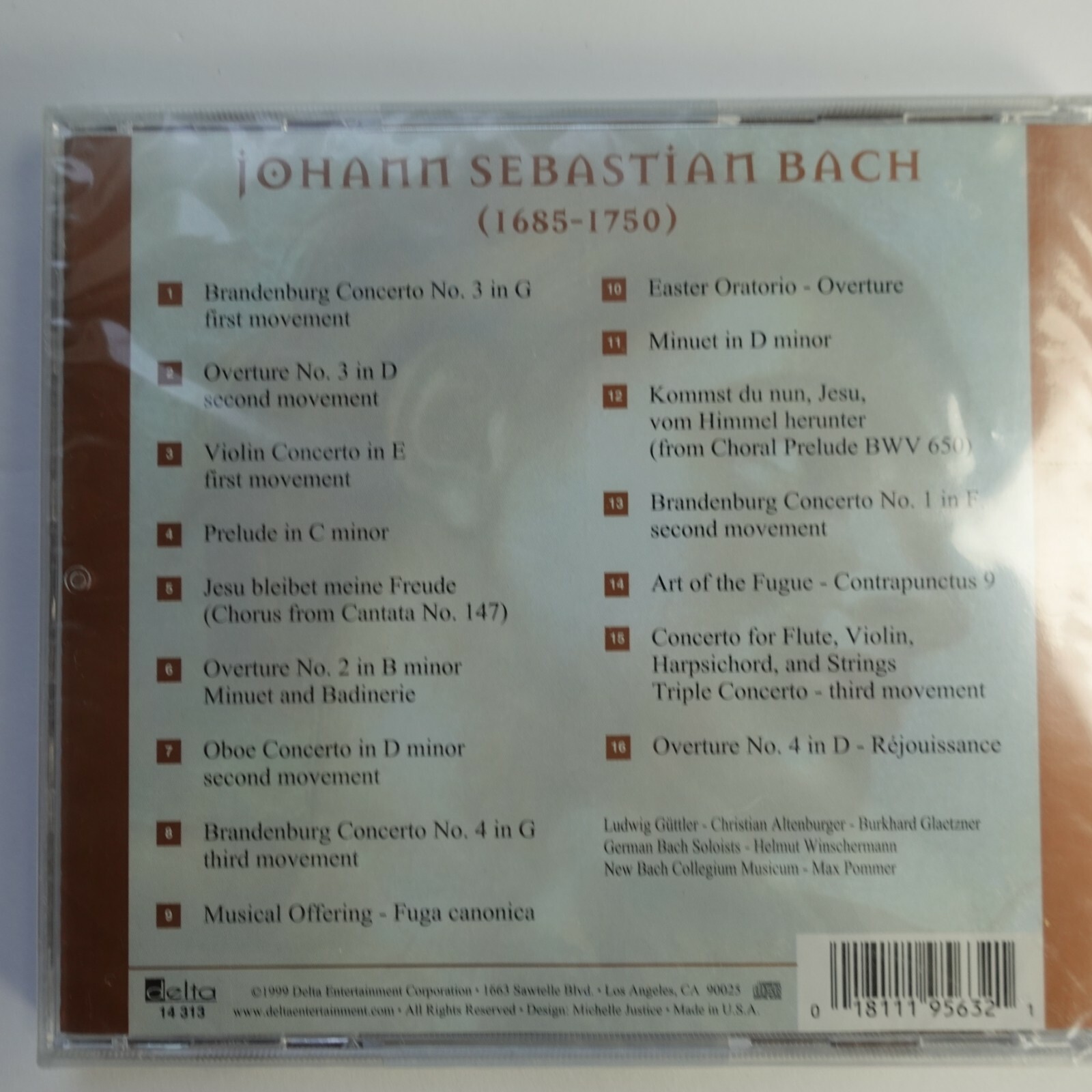 Classical Masterpieces of the Millennium: Bach (CD, Jul-2000, Delta ...