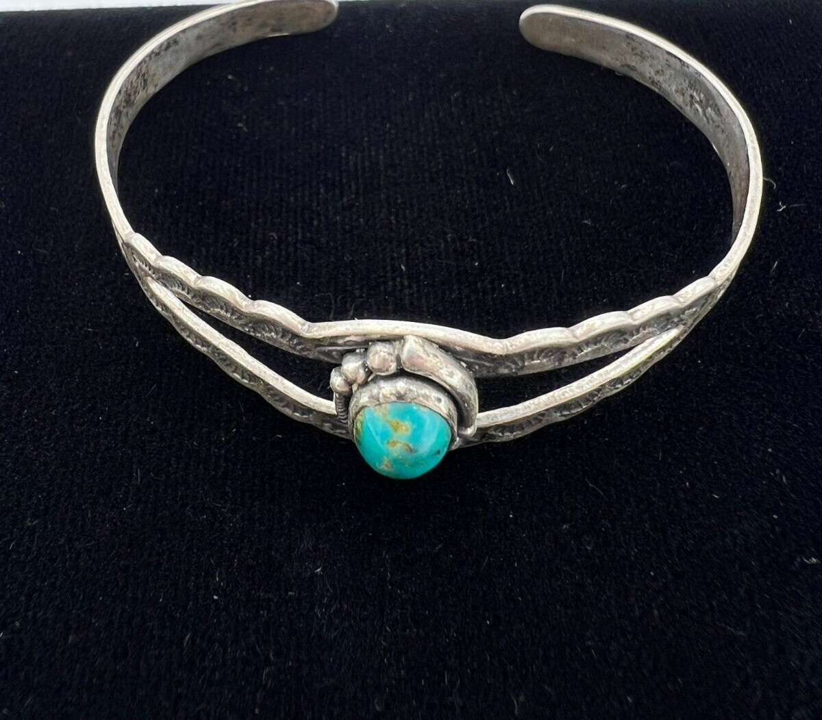 1960's Fred Harvey Era Bell Trading Post stamped Turq… - Gem