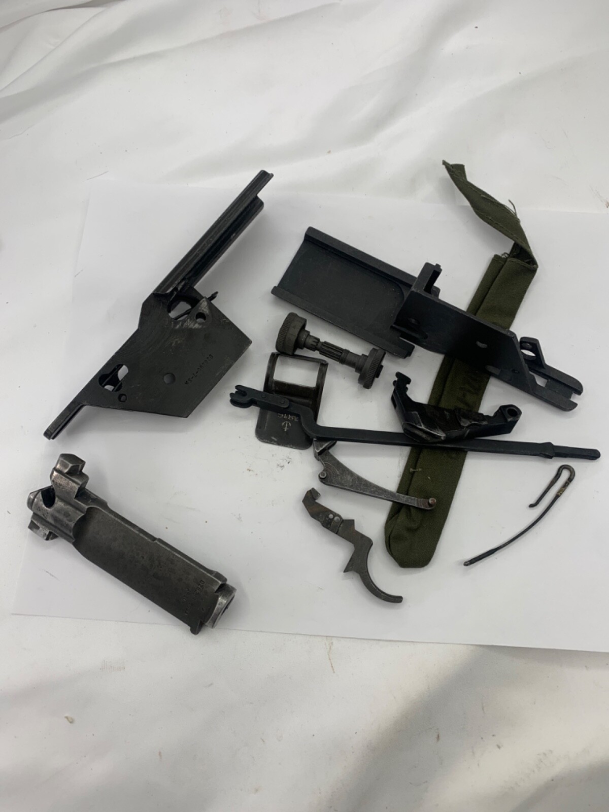 M1 GARAND PARTS LOT HOUSINGS TRIGGER BOLT ROD COVER HAMMER SPRING KNOB ...