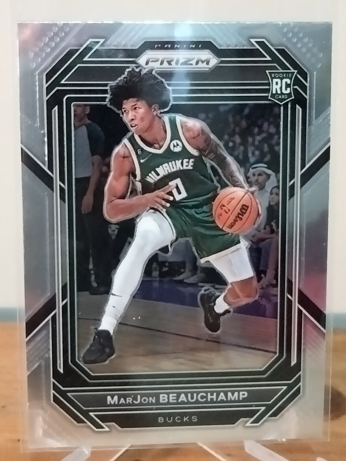 MarJon BEAUCHAMP 2022-23 Panini PRIZM ROOKIE CARD #268 Milwaukee Bucks ...