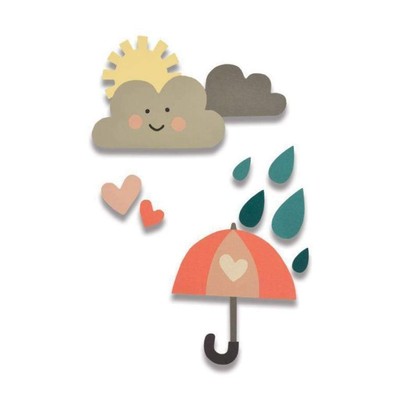 Sizzix Thinlits Die Set 13 pack - Rainy Days & Sunshine #2 | eBay