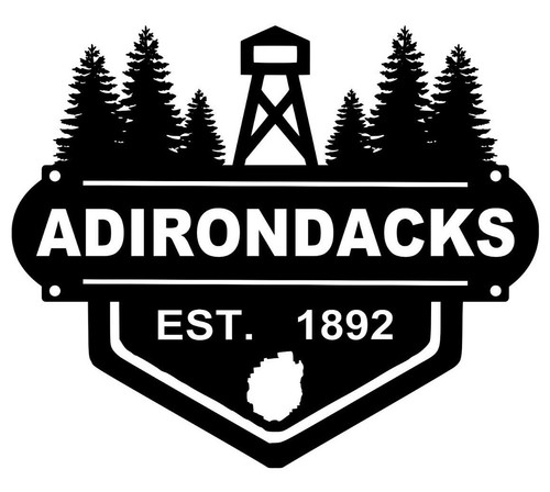 Adirondacks Fire Tower Vinyl DECAL Sticker RV Camper Trailer Camp Sign ...