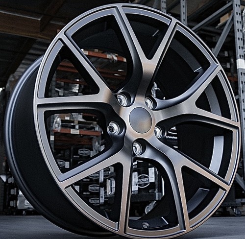20” Satin Black Bronze 9173 OE Replica Track Hawk SRT Wheels Dodge ...