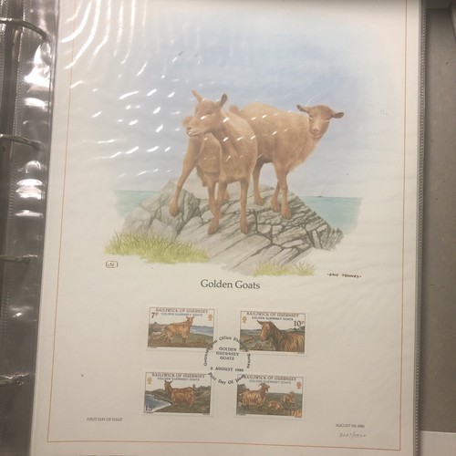 UK Limited Edition First Day Issue Lithograph "Golden Goats" | eBay