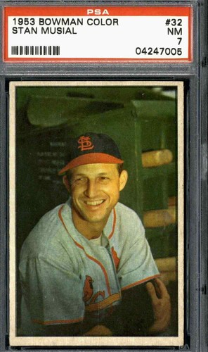 1953 Bowman Color #32 Stan Musial - PSA 7 | eBay