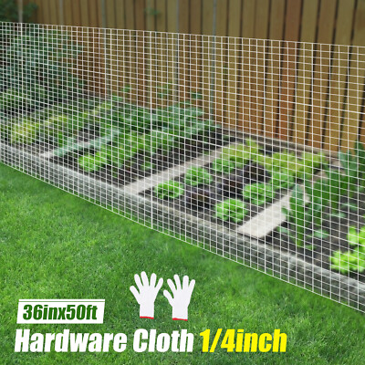1/4 Inch Hardware Cloth Galvanized Chicken Wire Welded Fence Mesh Roll ...