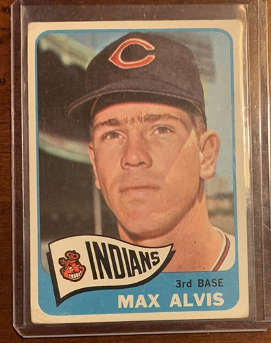 1965 Topps Max Alvis #185 MLB Baseball Sportscard Cleveland Indians | eBay