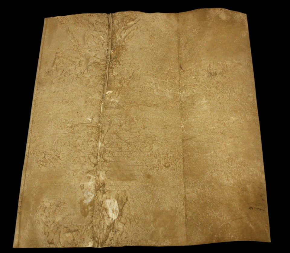 TORAH BIBLE VELLUM MANUSCRIPT FRAGMENT 350 YRS MOROCCO The Priestly ...