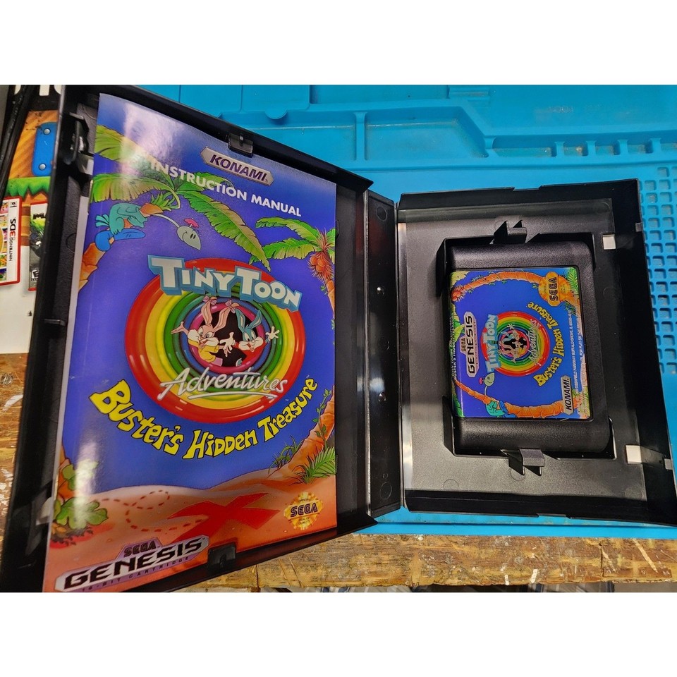 Tiny Toons Adventures Buster's Hidden Treasure for Sega Genesis Complete! | eBay