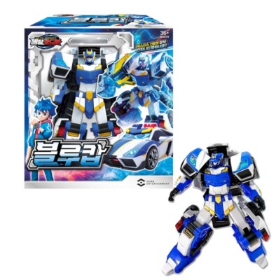 Metal Cardbot Blue Cop Transforming Robot Police Car Bluecop Korean ...