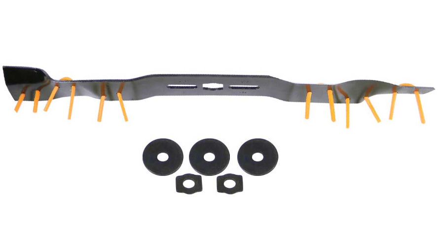 Laser Dethatching Mower Blade For Walk-Behind Mowers 19" With Washers ...