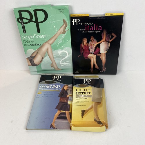 Pretty Polly Tights Stockings Bundle Job Lot 5 PAIRS | eBay UK