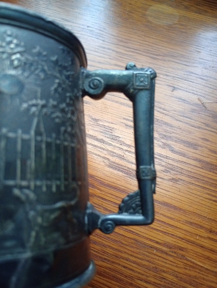 Antique/Vintage Childs Cup Silver Plate Or Pewter Little Bo Peep | eBay