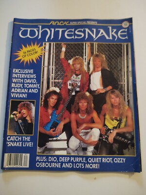 White snake magazine | eBay