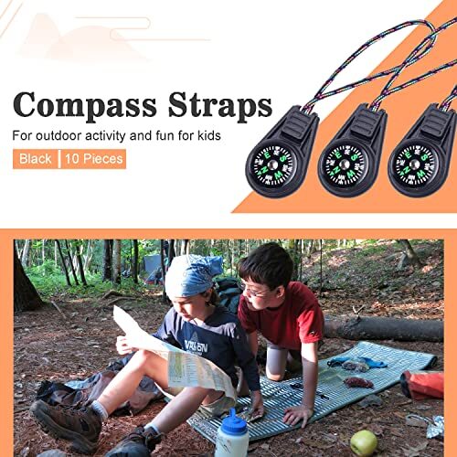 25 Pack Compass for Kids Compass Hiking, Mini Compass Survival, 10pcs ...