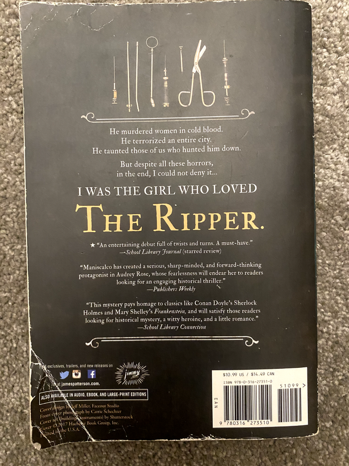 Stalking Jack the Ripper by Kerri Maniscalco (Used, Paperback ...