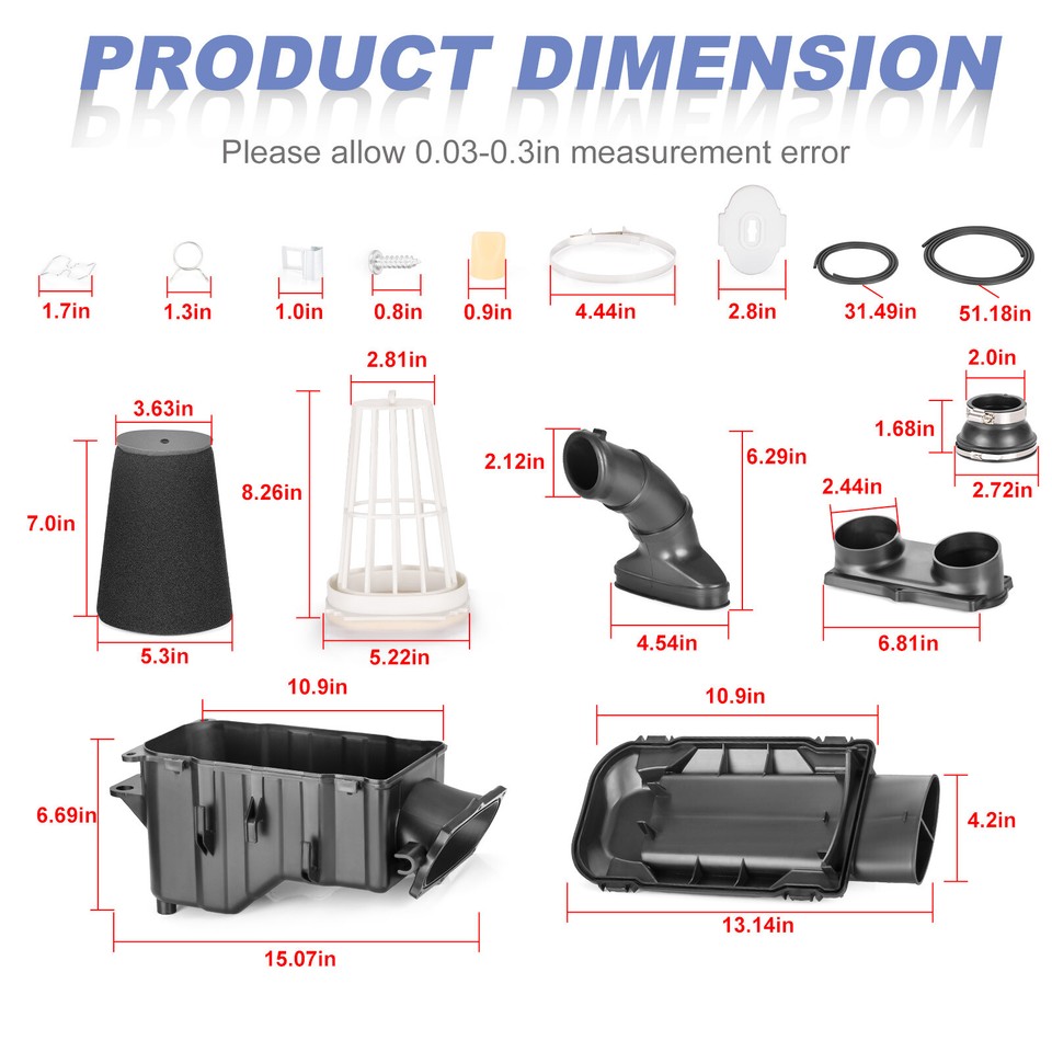 Air Filter Box & Guide & Cover Assembly Kit for Yamaha Banshee YFZ 350 ...