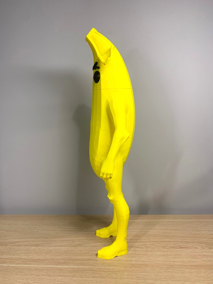 Giant Fortnite Banana Peely Figure 3D Printed PLA+ Novelty Collectable ...