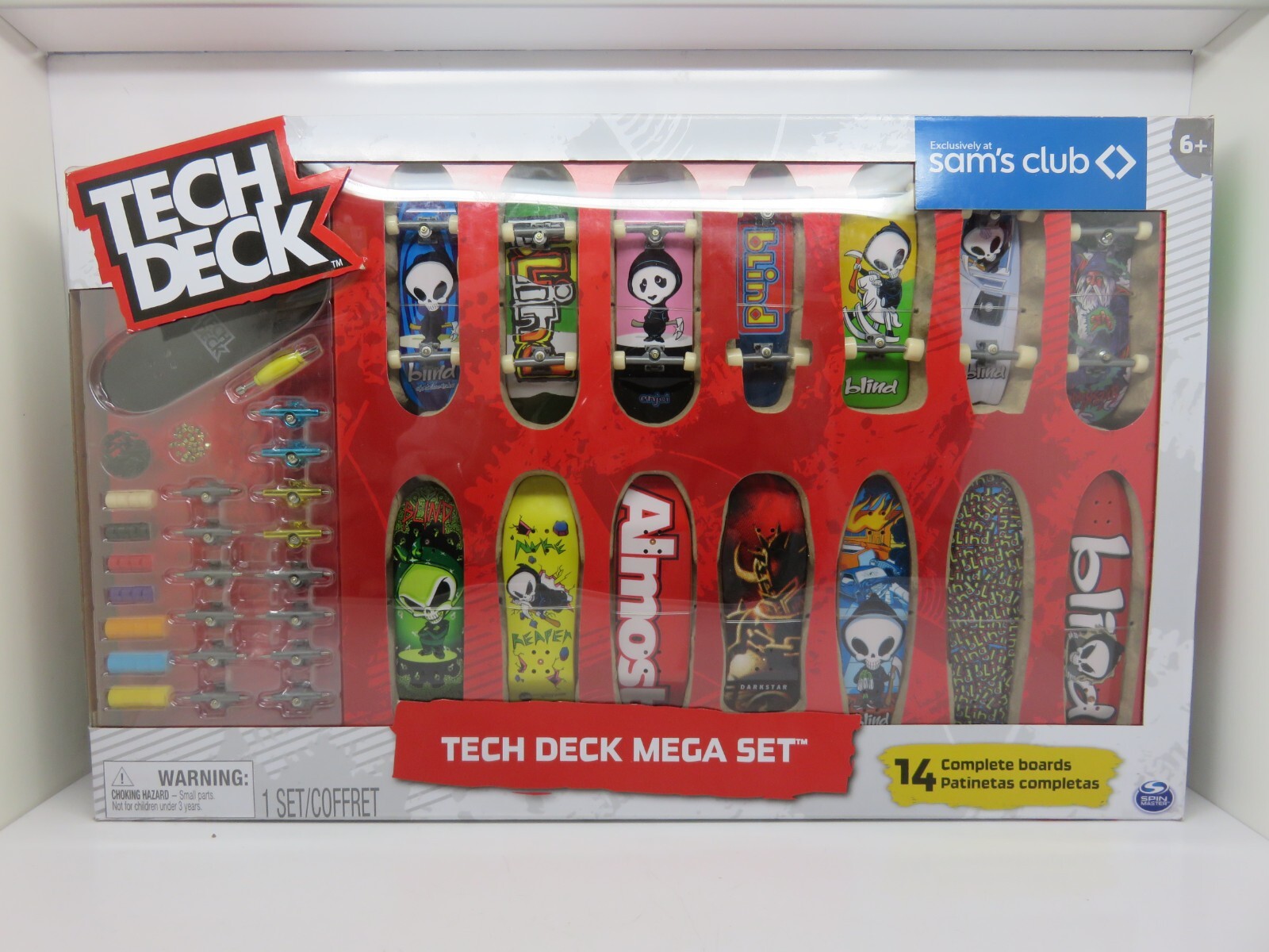 Tech Deck Mega Set 14 Complete Boards Blind enjoi Darkstar