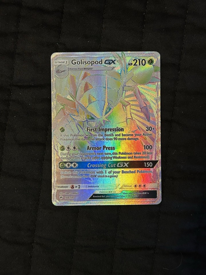 RARE - Pokémon Cards, Golden Rare GX, EX, Mega Shiny !!! Mint Condition ...