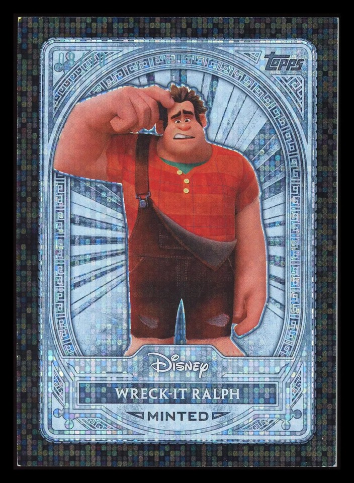 2025 Topps Disney Mint Wreck-It Ralph #101 Black Electric Dots 9/10 SSP ...