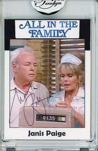 -ALL IN THE FAMILY- JANIS PAIGE Signed/Autograph/Auto Certified TV ...