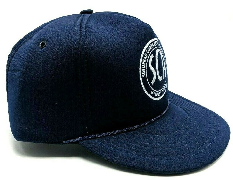 SCA SUBURBAN CONTRACTORS ASSOCIATION OF PA hat vintage blue adjustable ...