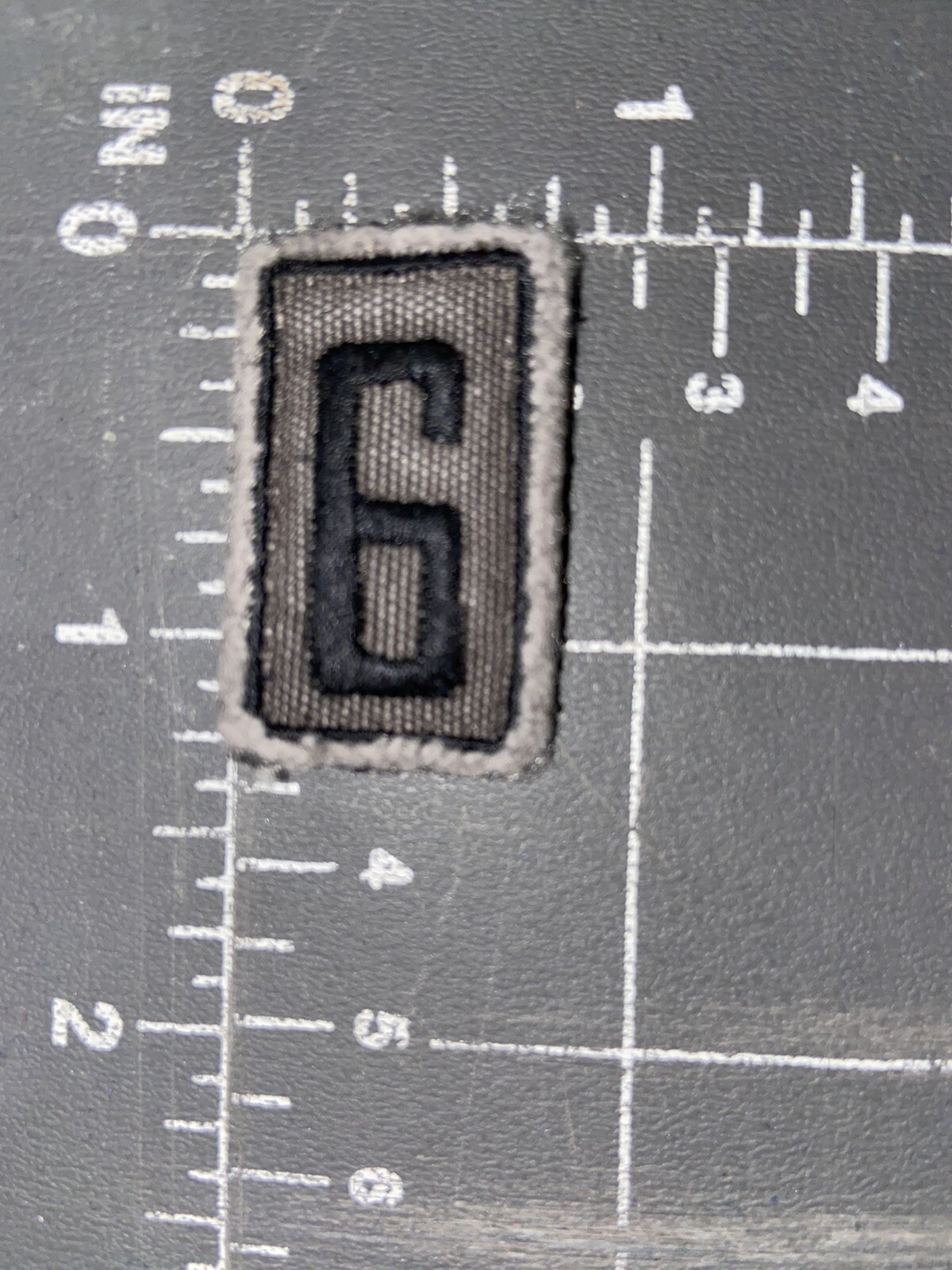 Number Six Nine Patch Gray Blue No. # 6 9 #6 #9 Troop Unit Boy Scouts ...