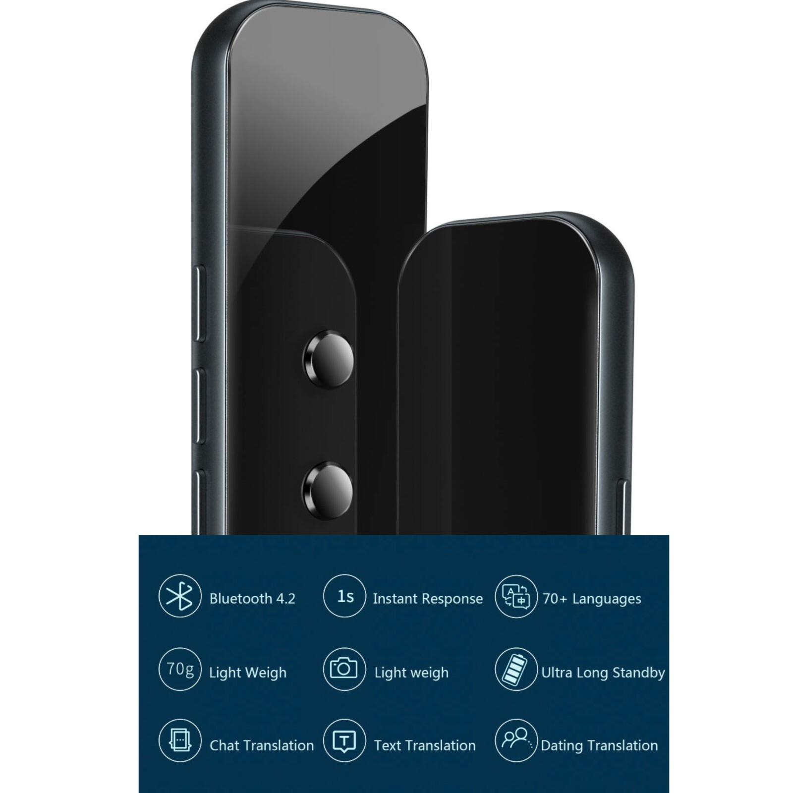 1pc G6 Pocket Intelligent Translator Portable Bluetooth Translator | eBay