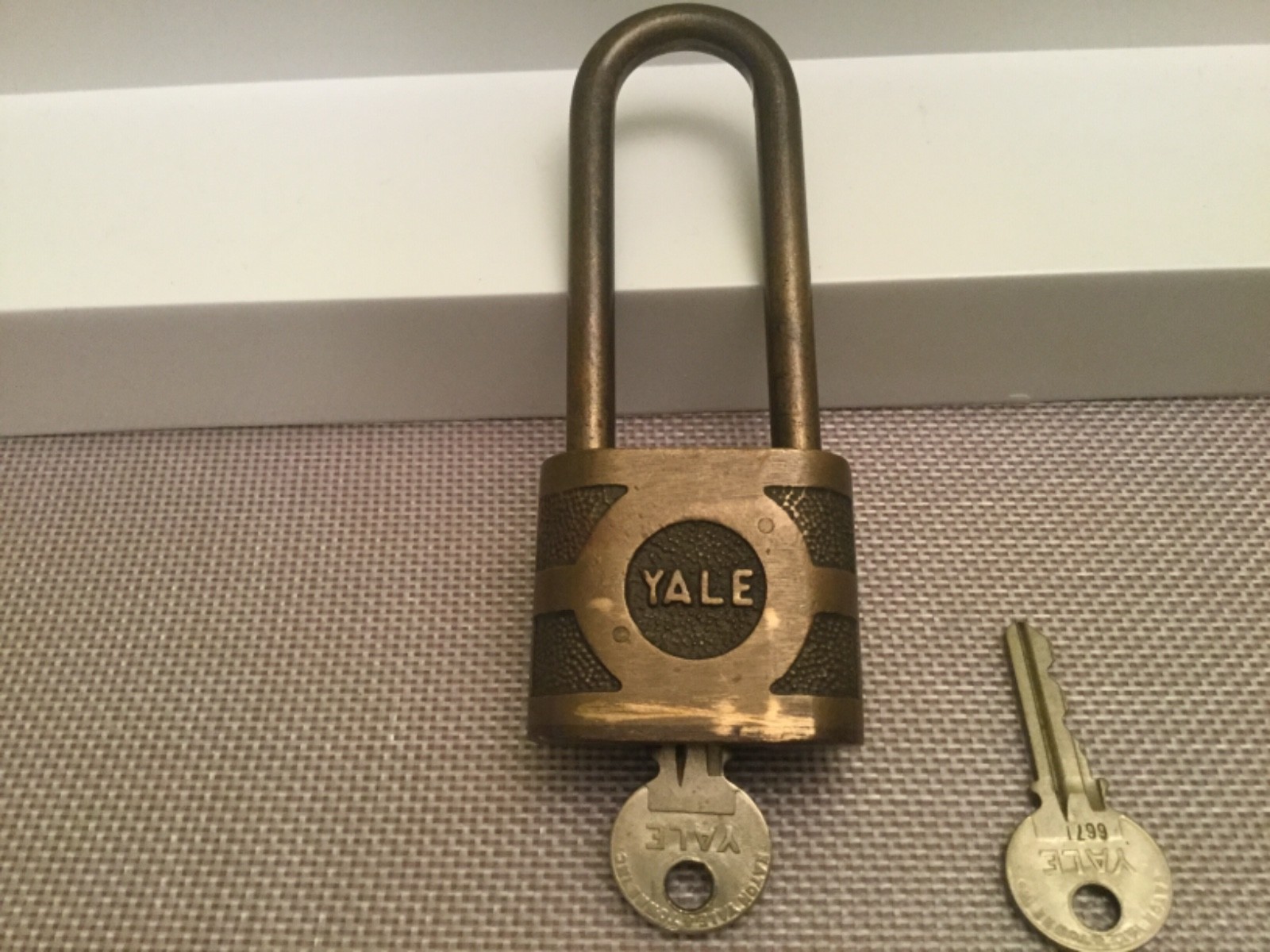 YALE Soild Brass Super Pin Tumbler Lubricate with Graphite Padlock with ...