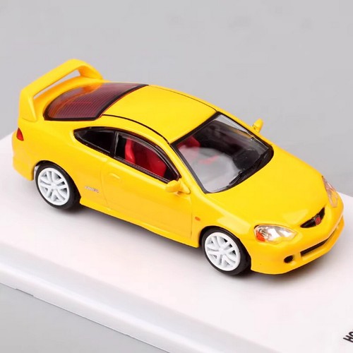 MS 1/64 Scale Honda Integra Type R DC5 Yellow Diecast Car Model Toy ...