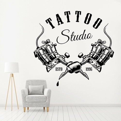 Tattoo Shop Wall Stickers Art Studio Self-adhesive Shop Modern Beauty ...
