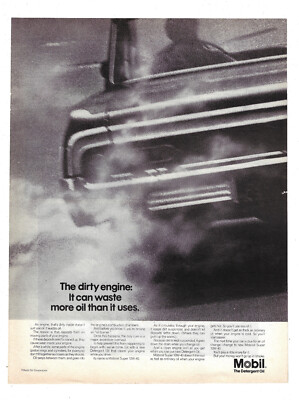 Mobil Oil Print Ad Vintage Oil Advertising Super 10W 40 Car Advertising ...