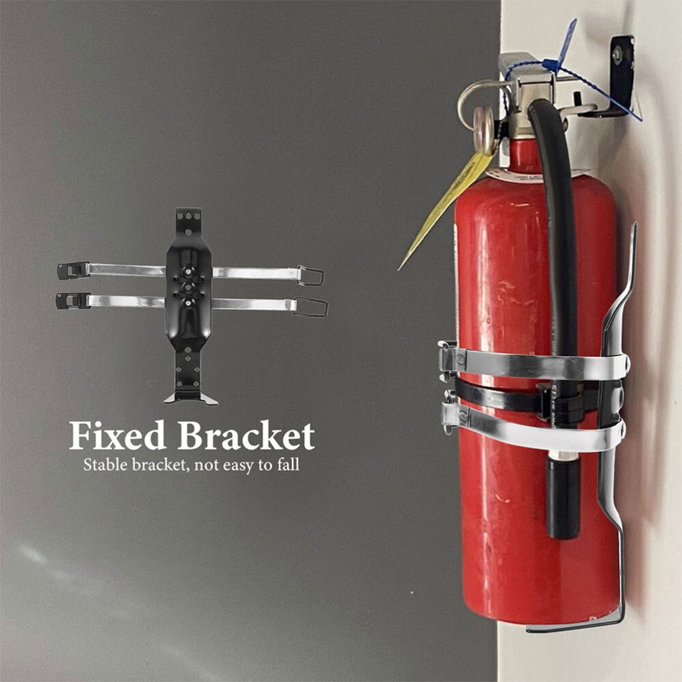 2Pcs Fire Extinguisher Bracket Mounting Fire Extinguishers Rack Fire ...