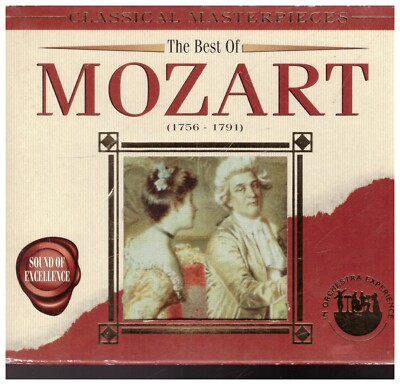 The Best Of Mozart Masterpiece Madacy entertainment / Canada Made Cd | eBay