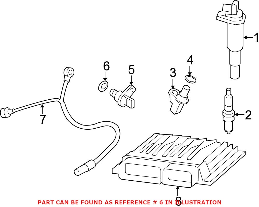 BMW 11117574144 GENUINE OEM CRNKSHFT SENSOR SEAL for sale online | eBay