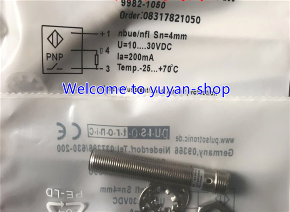 1PCS New For Pulsotronic 9982-1050 Inductive Proximity Switch 9982-1050 ...