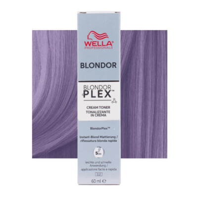 Wella Blondor Plex Cream Toner Ultra Cool Booster /86 60ml - crème ...