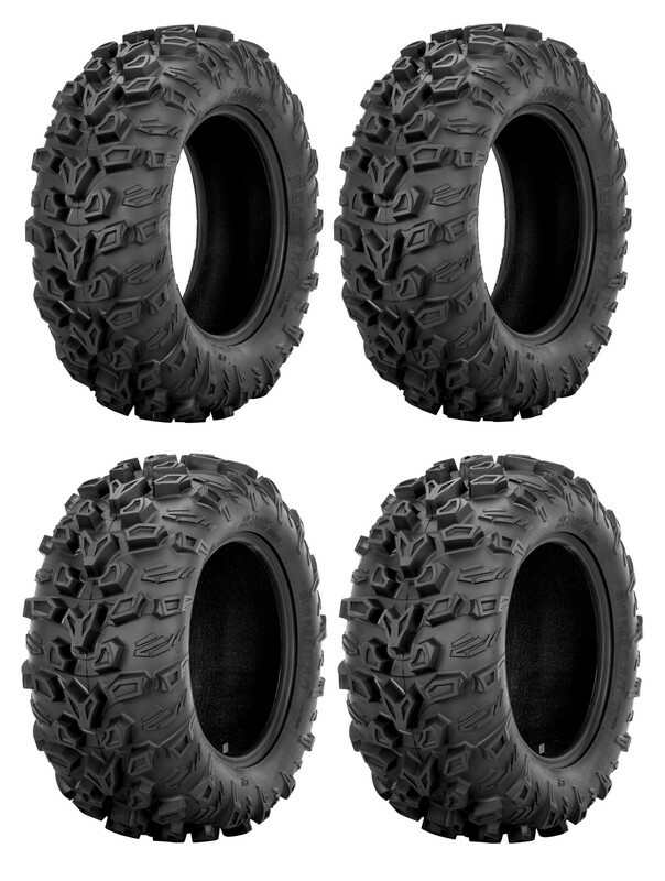 New Complete Set of Sedona Mud Rebel R/T Tires - 2017 Arctic Cat 700 ...