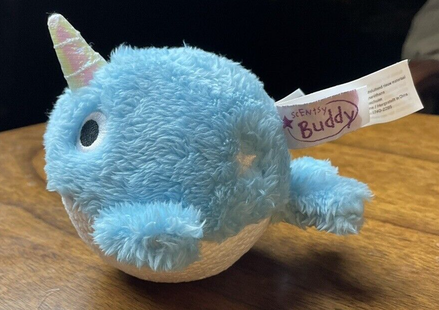 Scentsy Bitty Buddy Narwhal Blue Whale | eBay