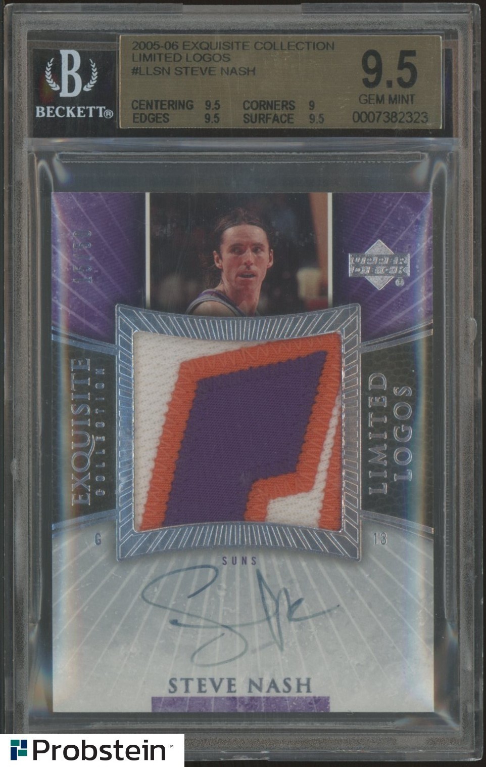2005-06 UD Exquisite Steve Nash RPA RC Limited Logo Patch AUTO 15/50 ...